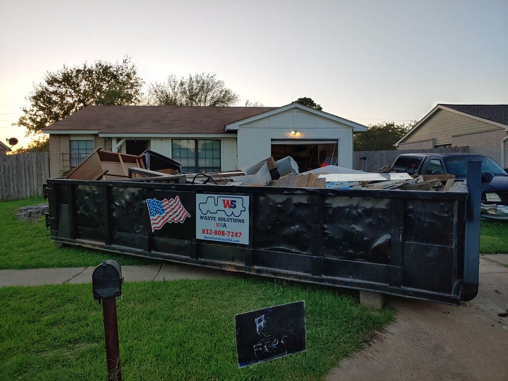 40 Yard Roll-Off Dumpster Rental Houston, Texas - Waste Solutions USA